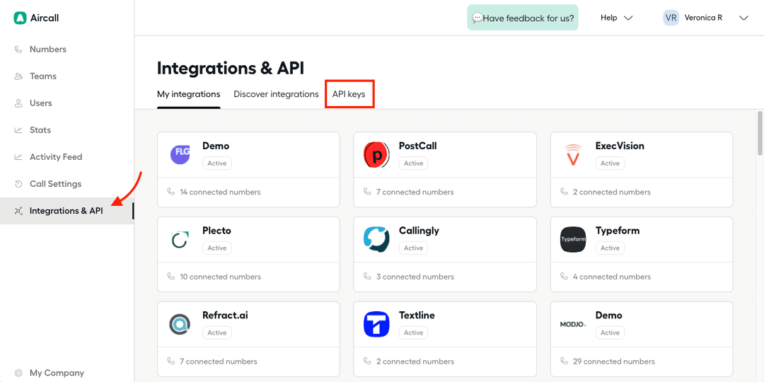Aircall Help Center | Aircall Dashboard - Overview